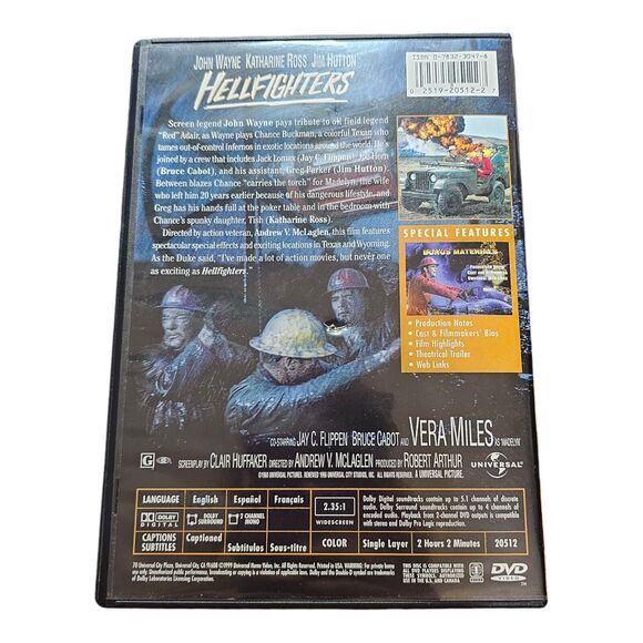 Universal Studio | Media | Hellfighters Dvd John Wayne Katharine Ross ...